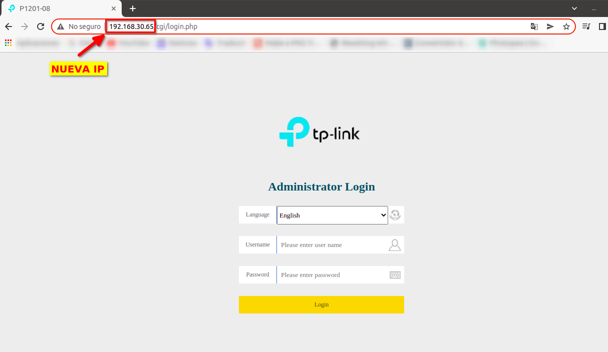 Configuración Inicial OLT Nueva - TP-Link - adminolt.com